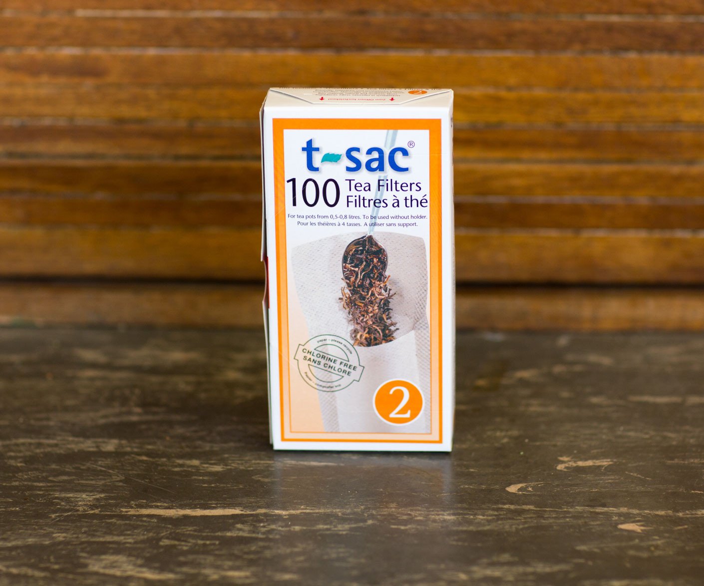 T-Sac Set of 100 Tea Filter Bags, Disposable Tea Infuser, Size 2 ...